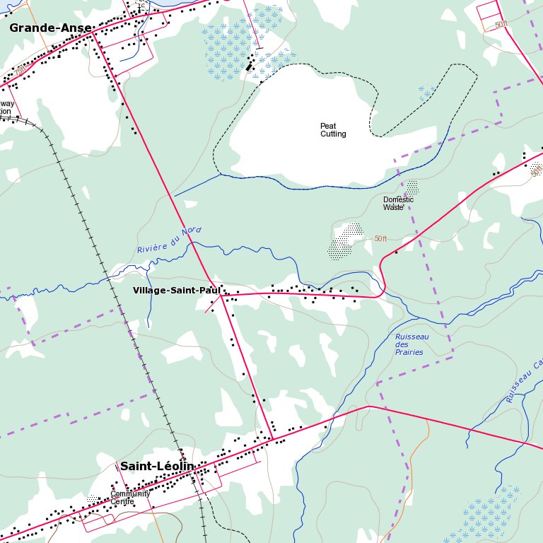 Grande-Anse, NB (021P14 Toporama) Map by Natural Resources Canada ...