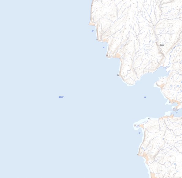 Griffin Inlet, NU (058G01 Toporama) Map by Natural Resources Canada ...