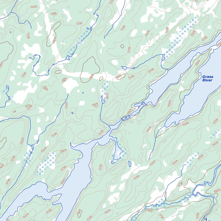 Hambone Lake (063O08 Toporama) Map by Natural Resources Canada | Avenza ...