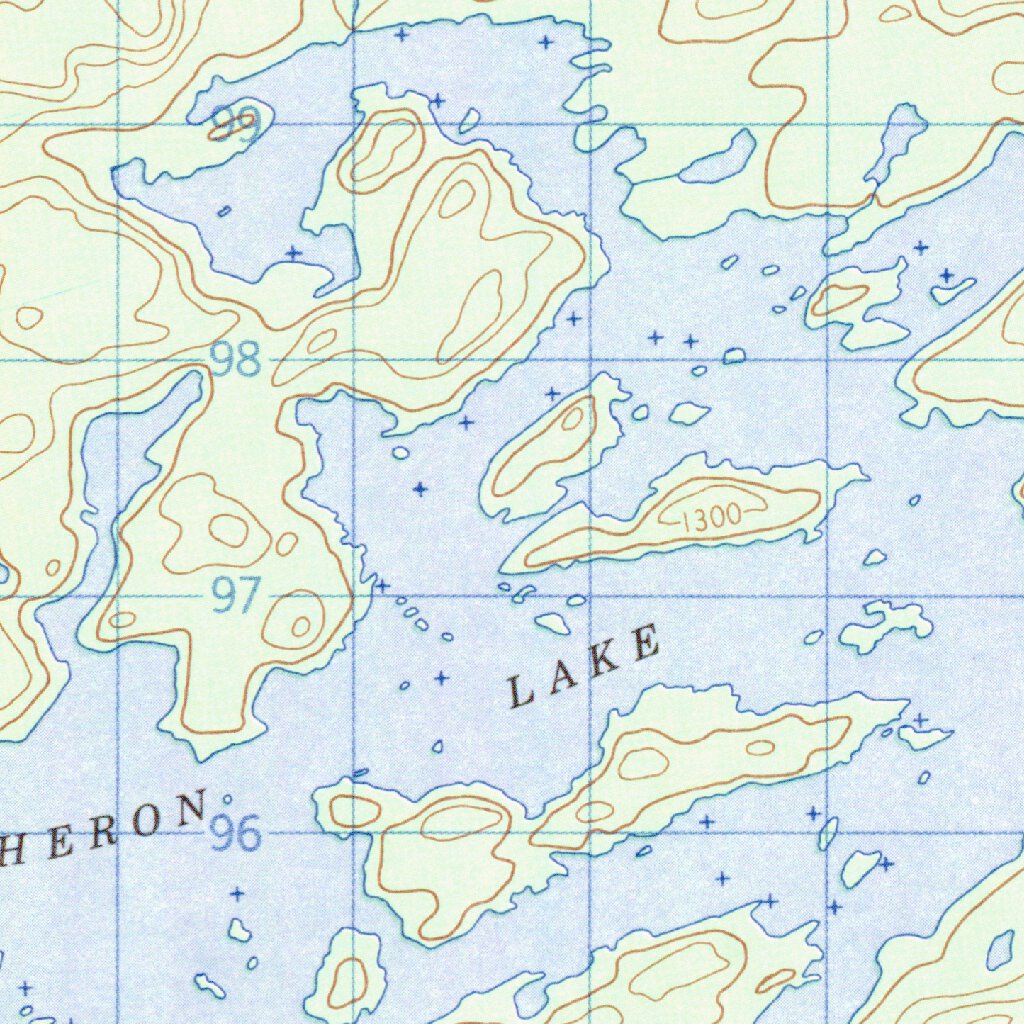 Heron Lake, NT (075F06 CanMatrix) Map by Natural Resources Canada ...