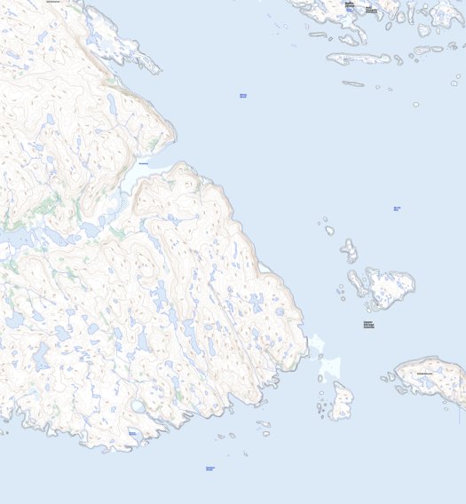 High Bluff Island, NU (025L09 Toporama) Map by Natural Resources Canada ...