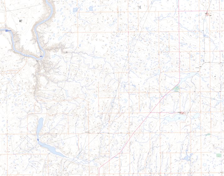 Hilda, AB (072L08 Toporama) Map by Natural Resources Canada | Avenza Maps