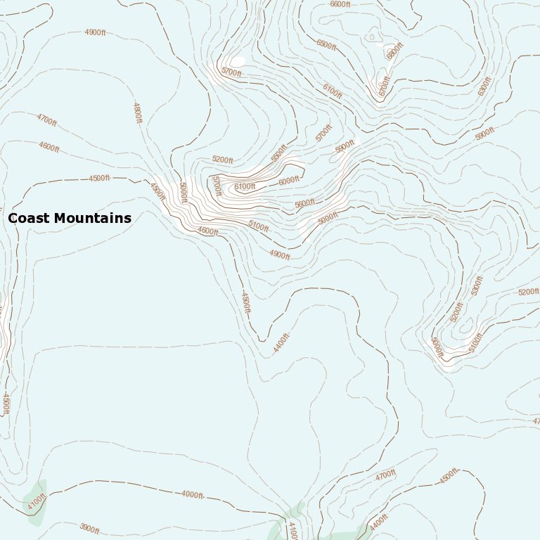 Hoodoo Mountain, BC (104B14 Toporama) Map by Natural Resources Canada ...