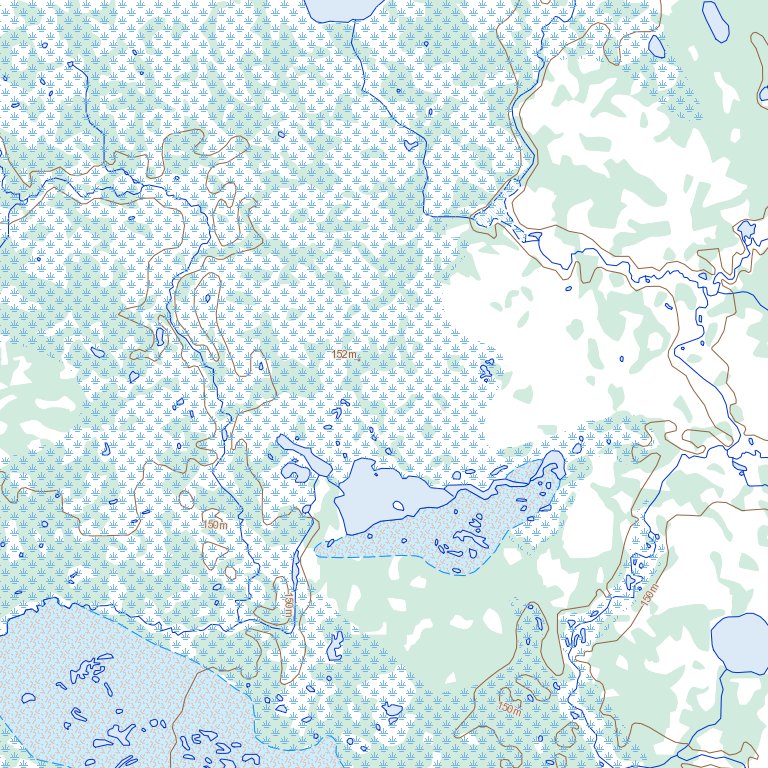 Hosea Lake, MB (053O16 Toporama) Map by Natural Resources Canada ...