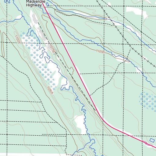 Hutch Lake, AB (084K14 Toporama) Map by Natural Resources Canada ...