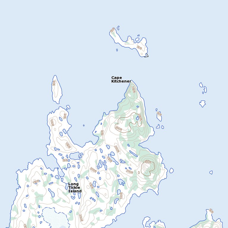 Ironbound Islands, NL (013O02 Toporama) Map by Natural Resources Canada ...