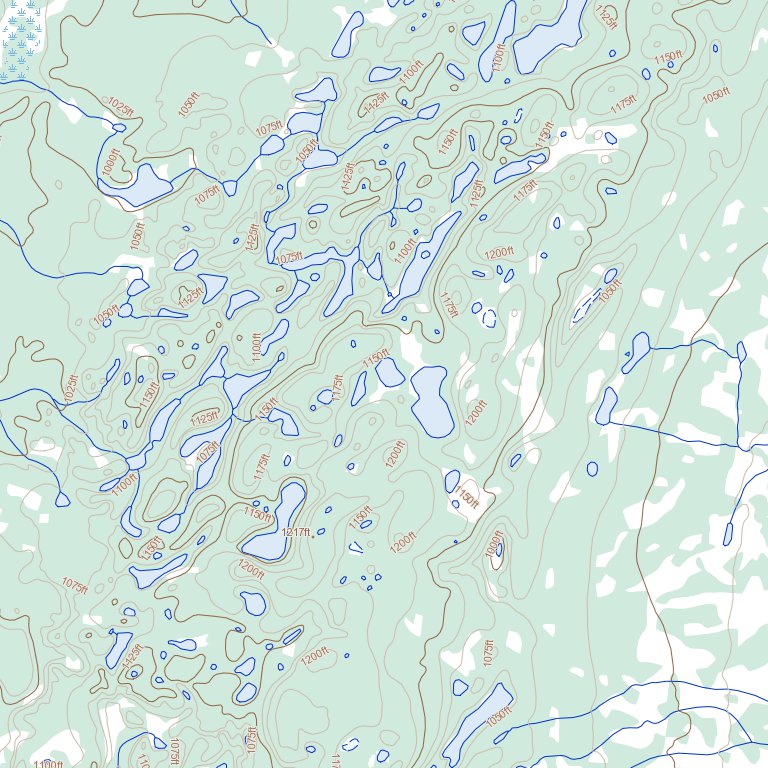 Jensen Lake, MB (064A12 Toporama) Map by Natural Resources Canada ...