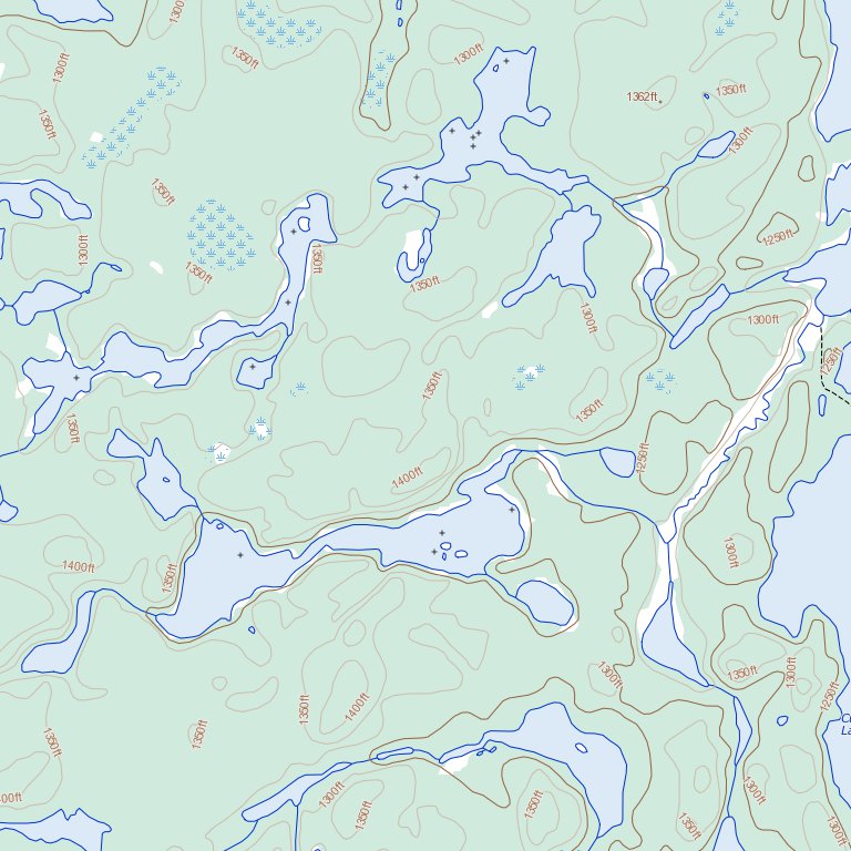 Kamatsi Lake, MB (064D01 Toporama) Map by Natural Resources Canada ...