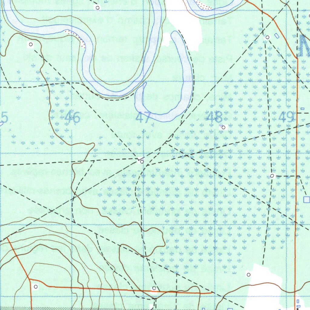 Keg River, AB (084F13 CanMatrix) Map by Natural Resources Canada ...
