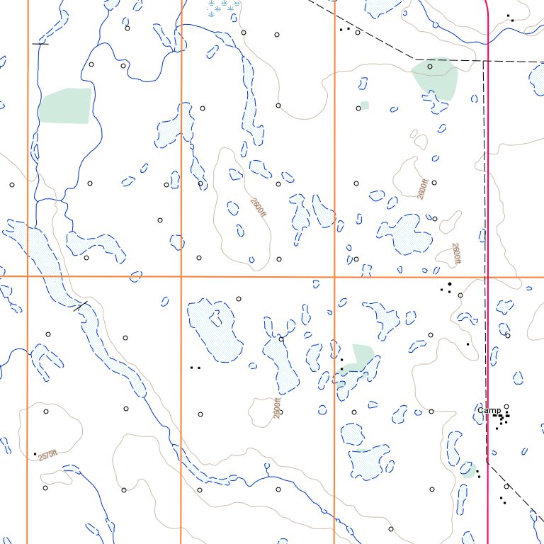 Kirkpatrick Lake, AB (072M14 Toporama) Map by Natural Resources Canada ...