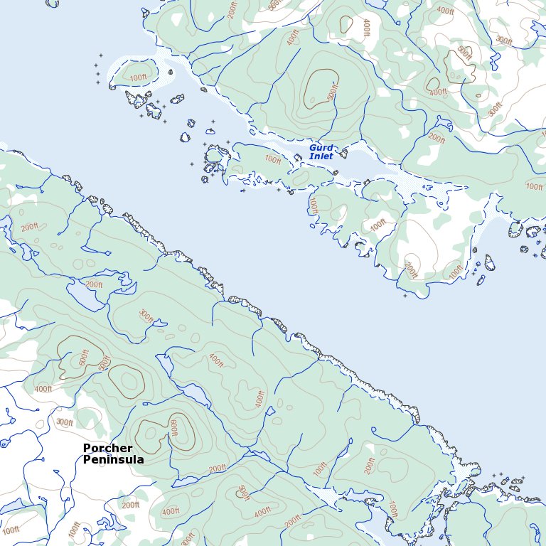 Kitkatla Inlet, BC (103G15 Toporama) Map by Natural Resources Canada ...