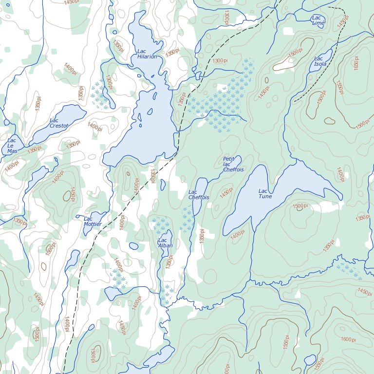 Lac Aigremont (032H05 Toporama) Map by Natural Resources Canada ...