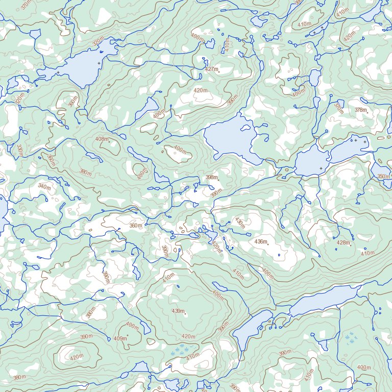 Lac Boismenu, QC (034A07 Toporama) Map by Natural Resources Canada ...