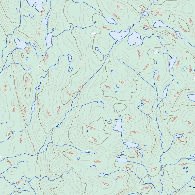 Lac Catoua, QC (022O06 Toporama) Map by Natural Resources Canada ...