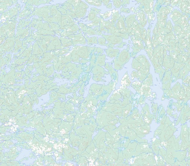 Lac Chastenay, QC (023M01 Toporama) Map by Natural Resources Canada ...