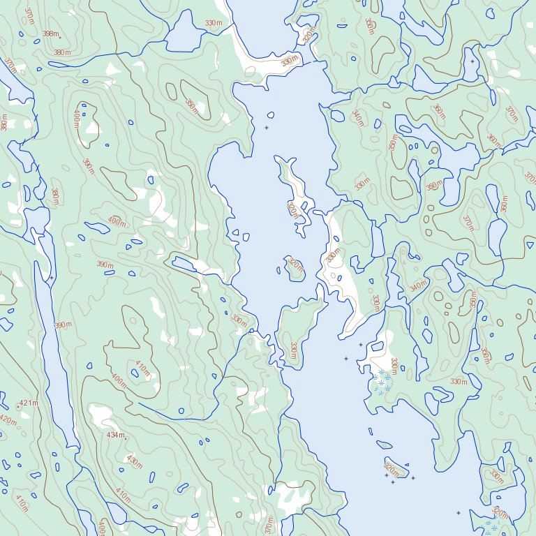 Lac Duhamel, QC (024B06 Toporama) Map by Natural Resources Canada ...