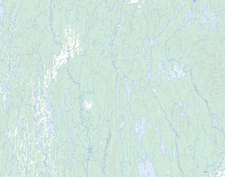 Lac Dutilly, QC (032I03 Toporama) Map by Natural Resources Canada ...
