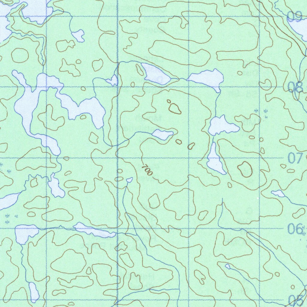 Lac Esprit, QC (033F05 CanMatrix) Map by Natural Resources Canada ...