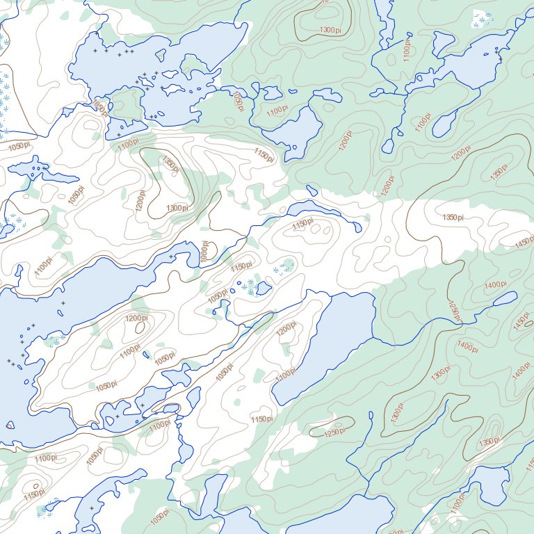 Lac Goulde (032O11 Toporama) Map by Natural Resources Canada | Avenza Maps