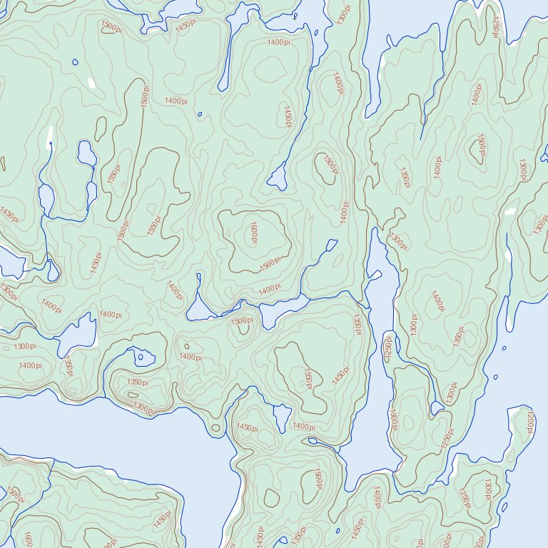 Lac Lacoste, QC (022N02 Toporama) Map by Natural Resources Canada ...