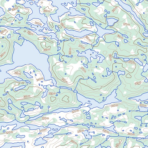 Lac Lagus, QC (034A13 Toporama) Map by Natural Resources Canada ...