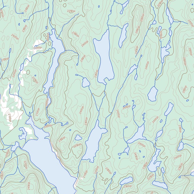 Lac Marceau, QC (022O07 Toporama) Map by Natural Resources Canada ...