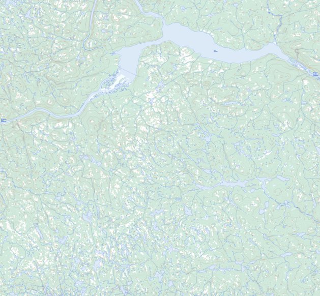 Lac Natuak, QC (024E04 Toporama) Map by Natural Resources Canada ...