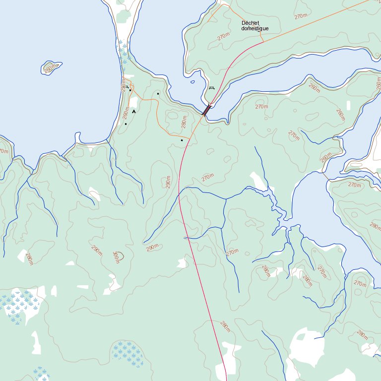 Lac Olga, QC (032F14 Toporama) Map by Natural Resources Canada | Avenza ...