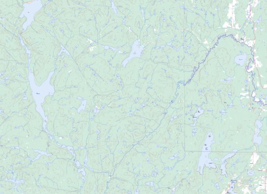 Lac Pythonga, QC (031K08 Toporama) Map by Natural Resources Canada ...