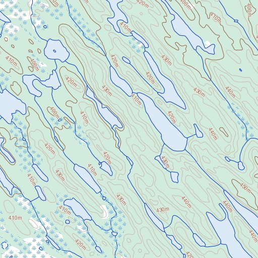 Lac Taché, NT (085M13 Toporama) Map by Natural Resources Canada ...