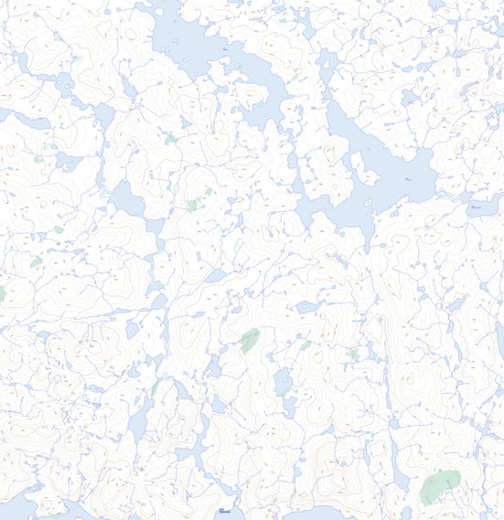 Lac Vergons, QC (035H04 Toporama) Map by Natural Resources Canada ...