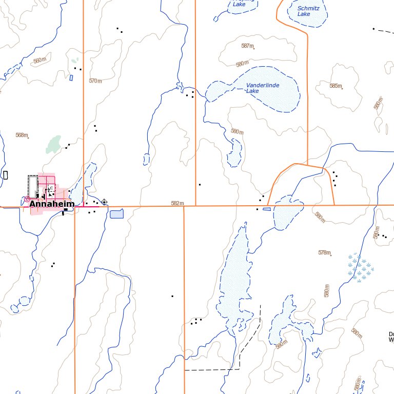 Lake Lenore, SK (073A07 Toporama) Map by Natural Resources Canada ...