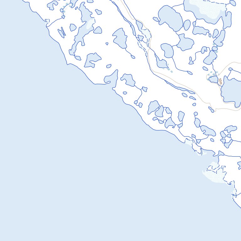 Landfall Island (067G16 Toporama) Map by Natural Resources Canada ...