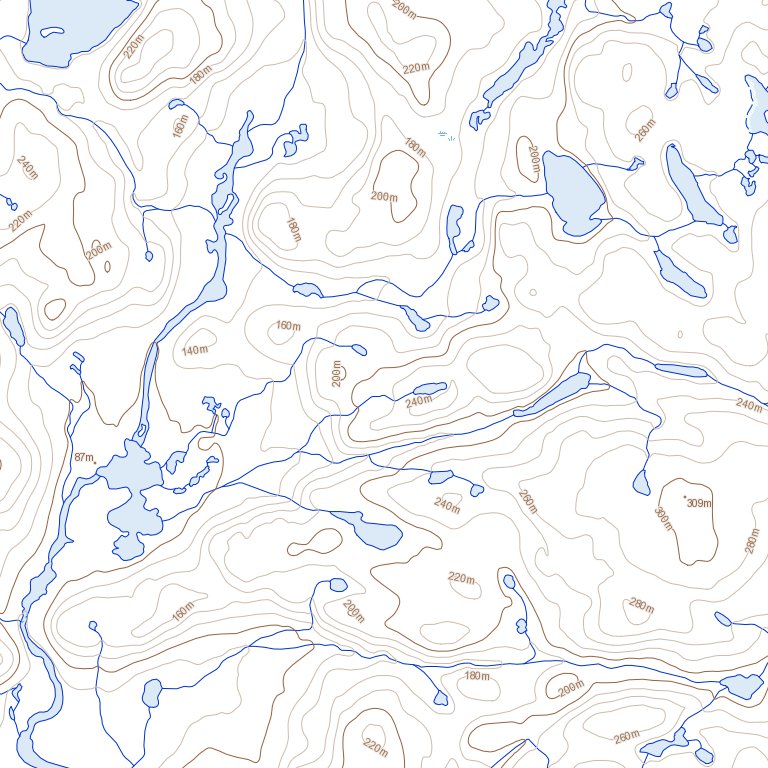 Link River (037D12 Toporama) Map by Natural Resources Canada | Avenza Maps