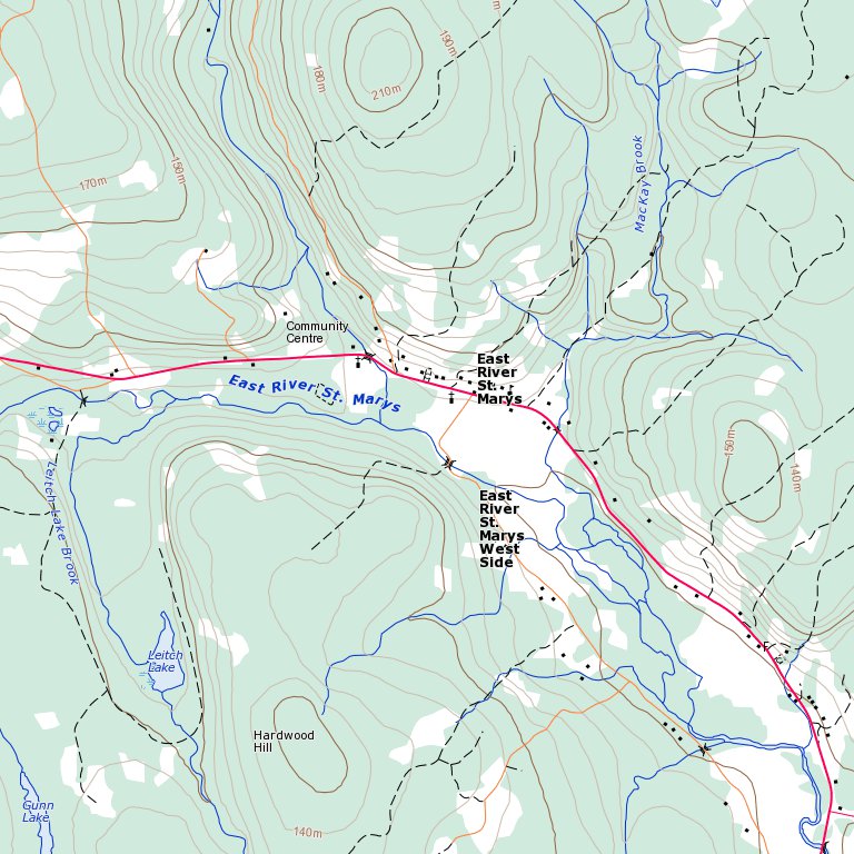 Lochaber, NS (011E08 Toporama) Map by Natural Resources Canada | Avenza ...