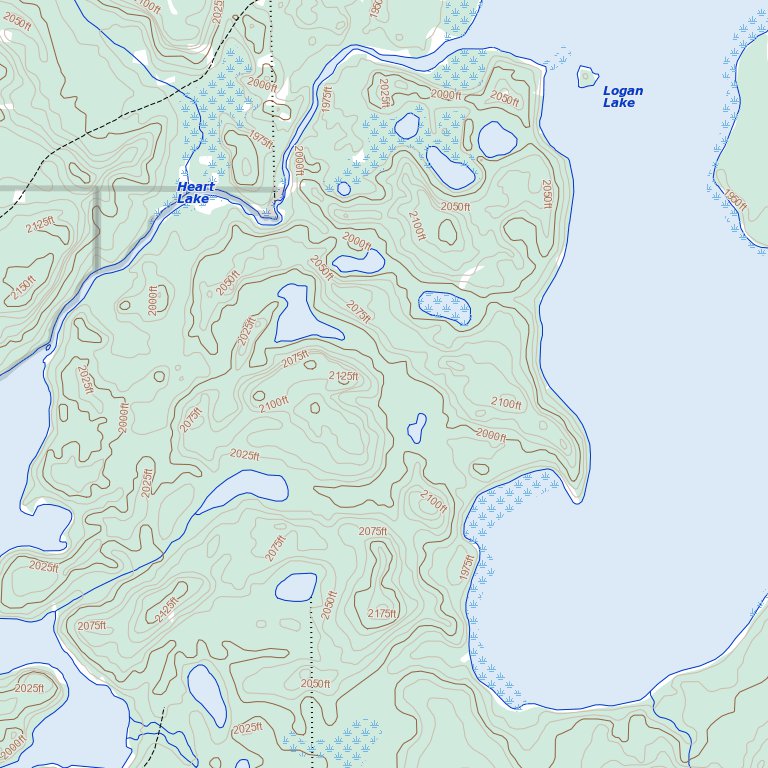 Logan Lake, AB (073M03 Toporama) Map by Natural Resources Canada ...