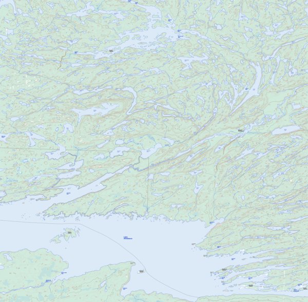 Lowe Lake (074O07 Toporama) Map by Natural Resources Canada | Avenza Maps