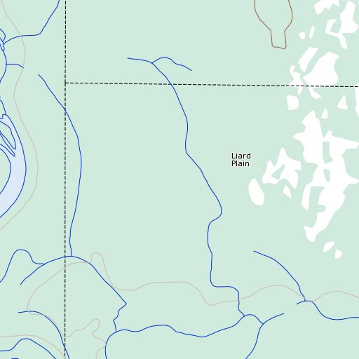 Lower Post, BC (104P16 Toporama) Map by Natural Resources Canada ...
