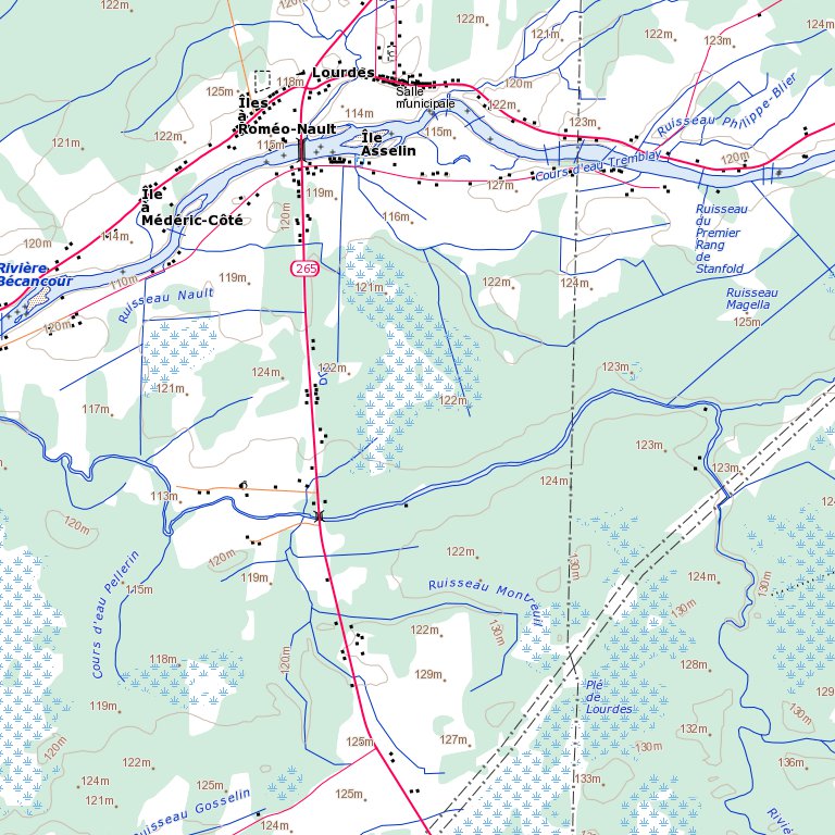 Lyster, QC (021L05 Toporama) Map by Natural Resources Canada | Avenza Maps