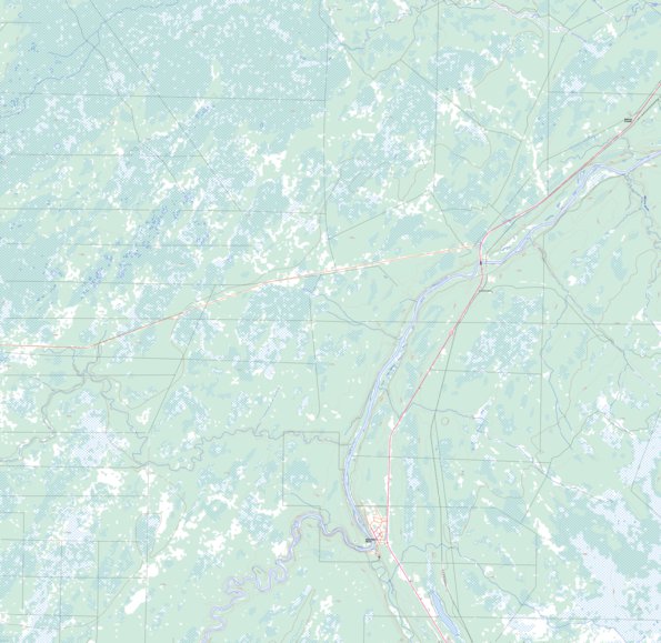 Meander River, AB (084N04 Toporama) Map by Natural Resources Canada ...