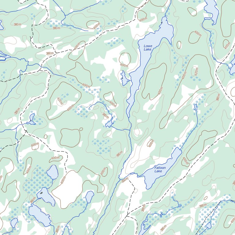 Mine Centre, ON (052C15 Toporama) Map by Natural Resources Canada ...