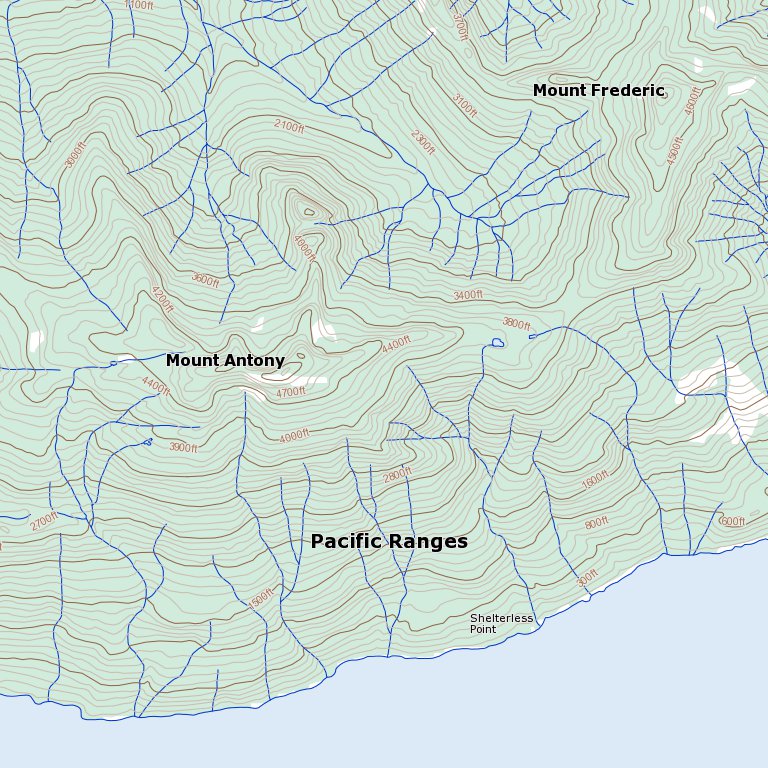 Minstrel Island (092L09 Toporama) Map by Natural Resources Canada ...