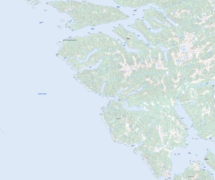 Moore Channel, BC (103C16 Toporama) Map by Natural Resources Canada ...