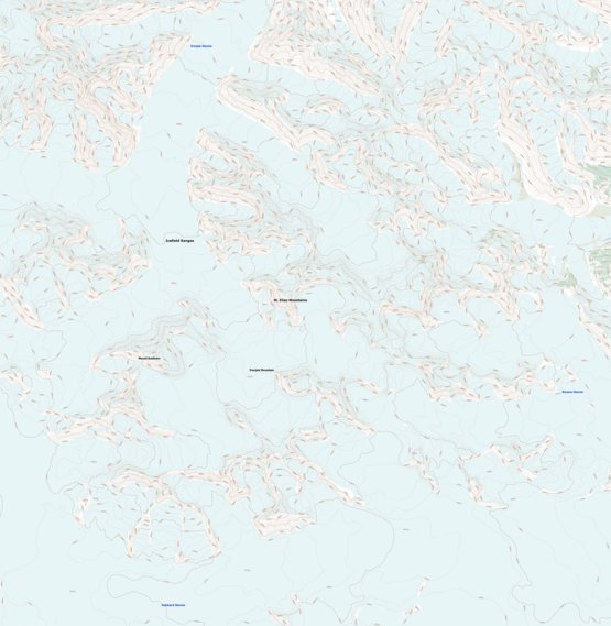 Mount Badham, YT (115B13 Toporama) Map by Natural Resources Canada ...