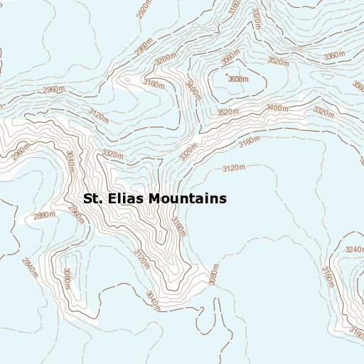 Mount Badham, YT (115B13 Toporama) Map by Natural Resources Canada ...