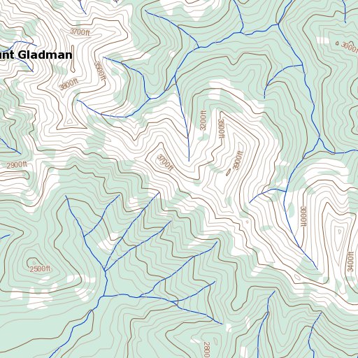 Mount Gladman, YT (116C10 Toporama) Map by Natural Resources Canada ...