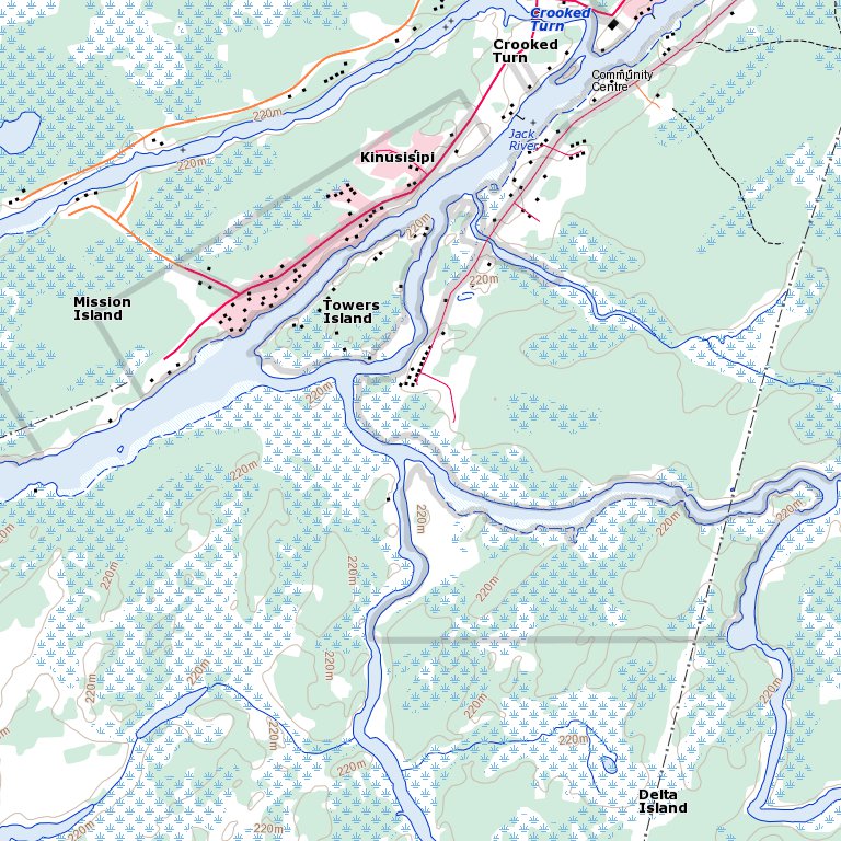 Norway House (063H13 Toporama) Map by Natural Resources Canada | Avenza ...