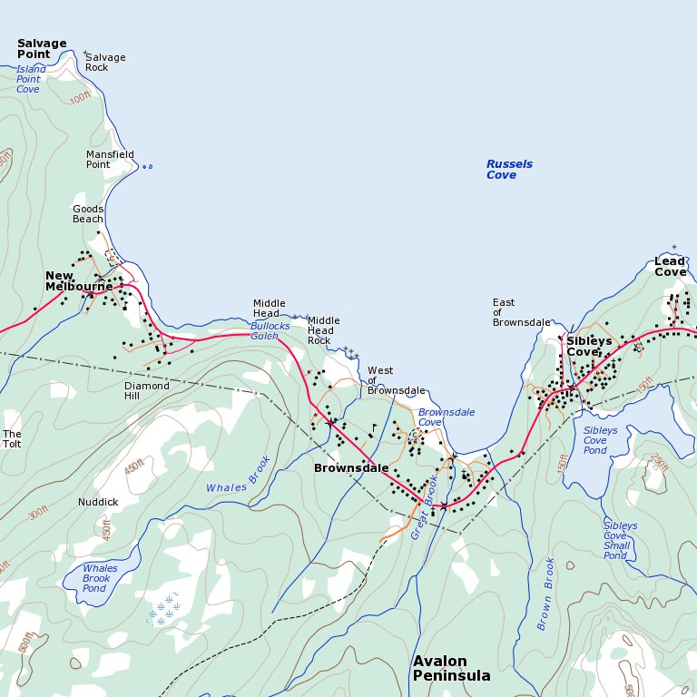 Old Perlican, NL (002C03 Toporama) Map by Natural Resources Canada ...