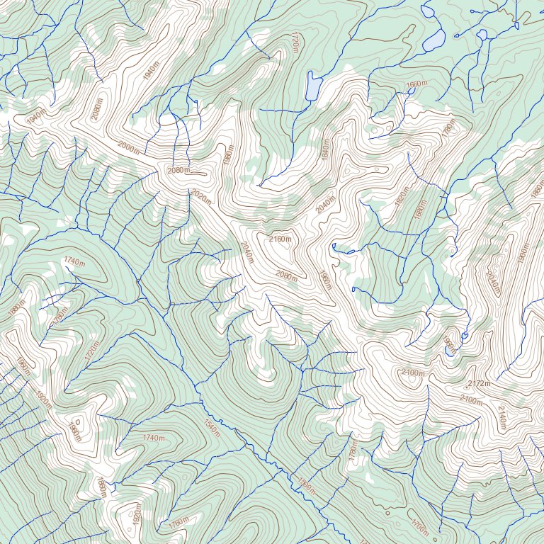 Orion Creek, BC (094C12 Toporama) Map by Natural Resources Canada ...