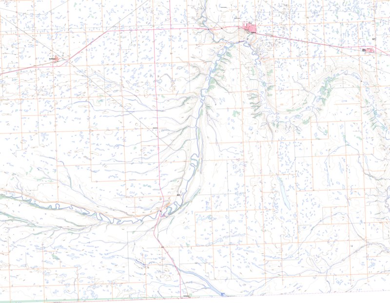 Oxbow, SK (062E01 Toporama) Map by Natural Resources Canada | Avenza Maps